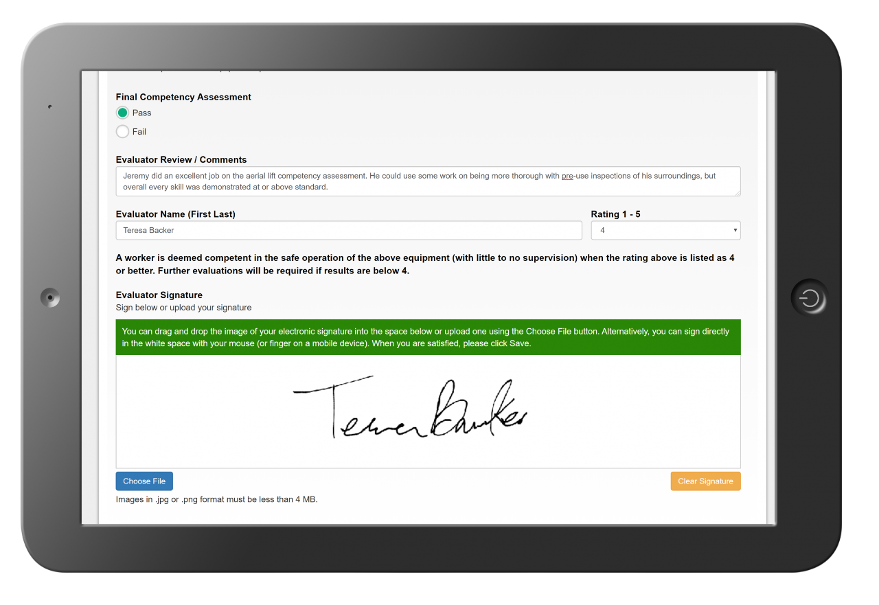 Competency Assessment Software | BIS Safety Software